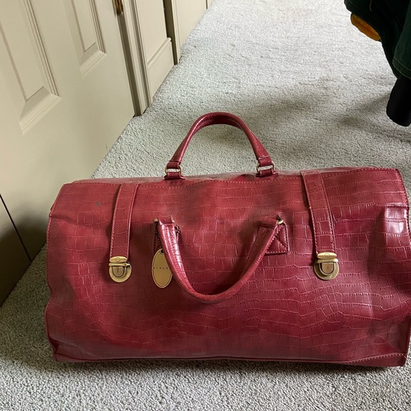 Sisley | Bags | Small Red Duffle Bag | Poshmark